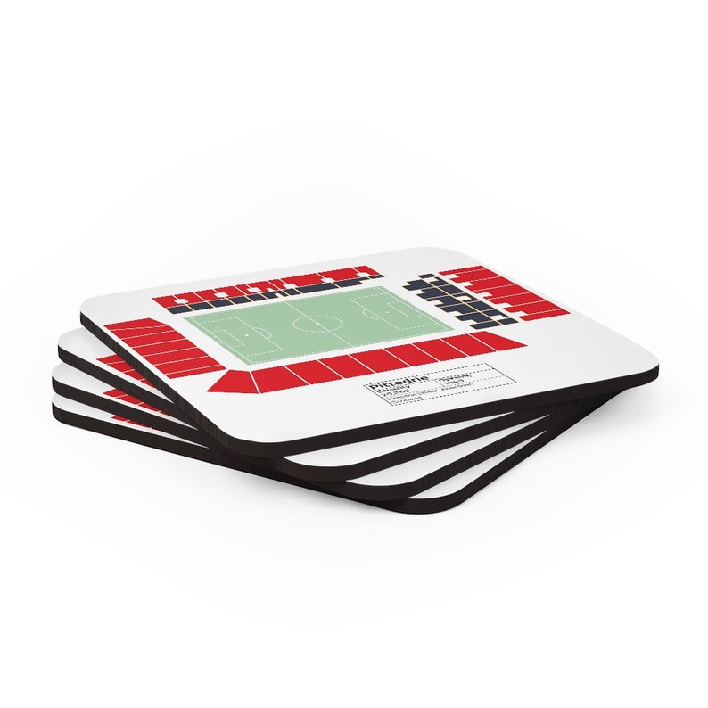Drinkware Aberdeen Football Club Pittodire Soccer Stadium Maps Coasters ...
