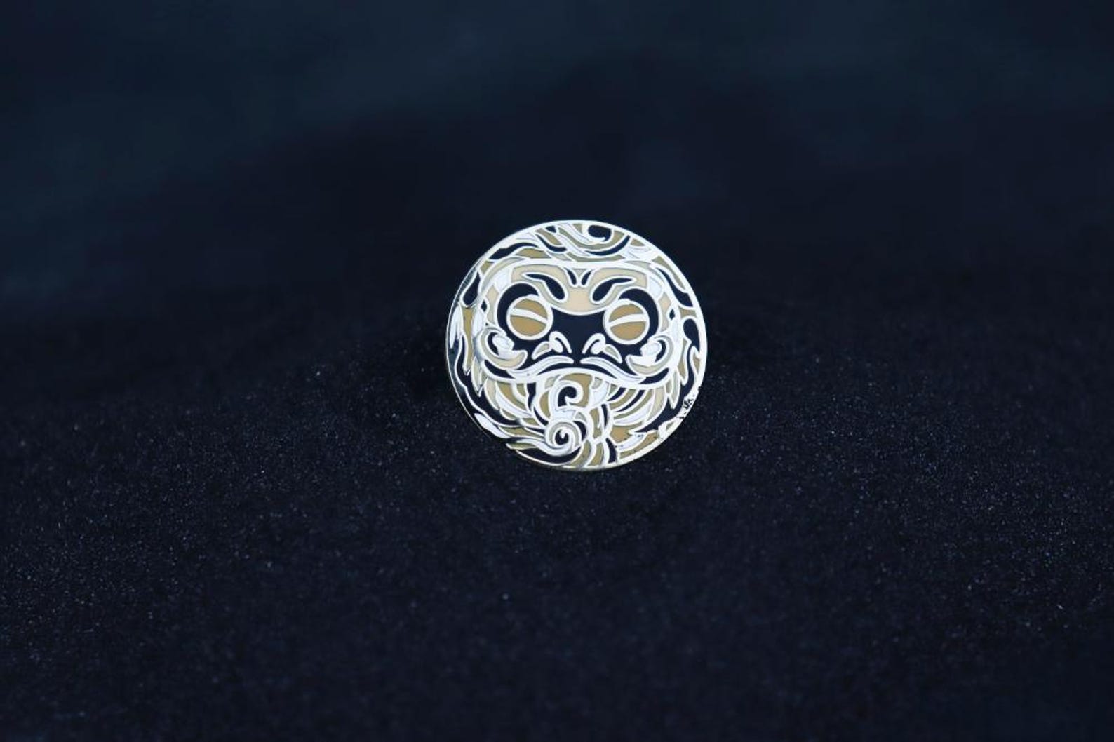 Gold Wealth Pin - an Enamel Pin Collection Inspired by Japanese Culture ...
