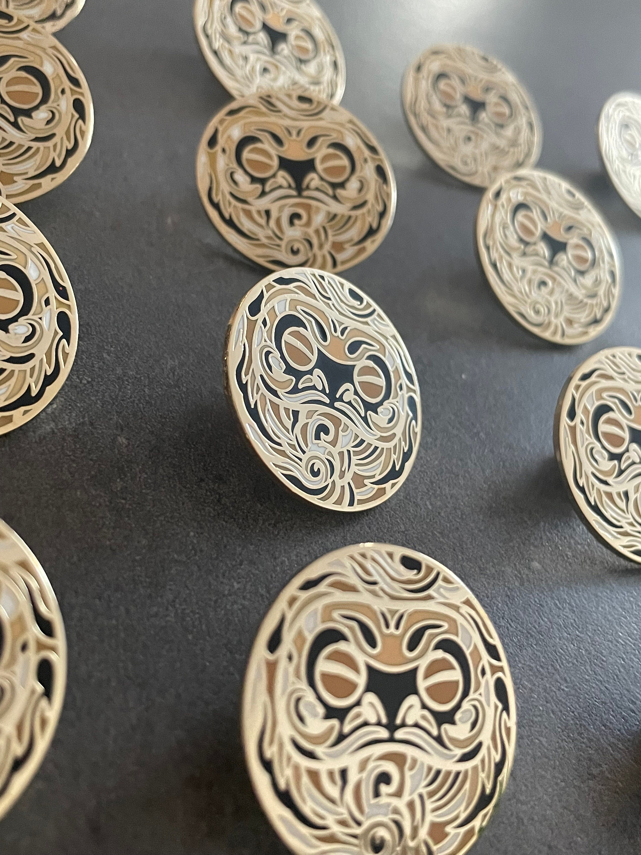 Gold Wealth Pin an Enamel Pin Collection Inspired by - Etsy