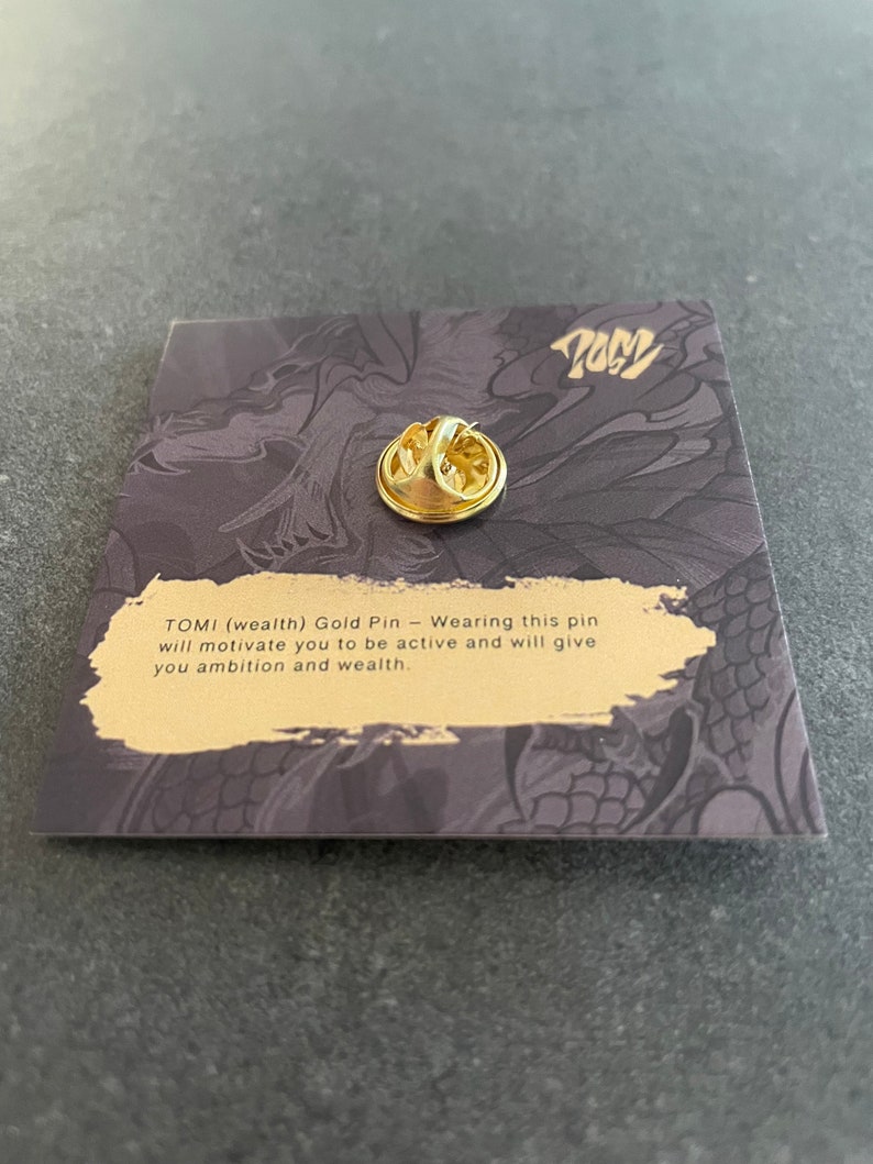Gold Wealth Pin an Enamel Pin Collection Inspired by - Etsy