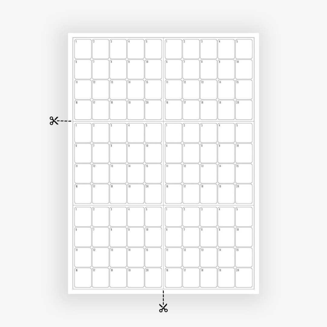 Picto Rush Refill Sheet - Etsy
