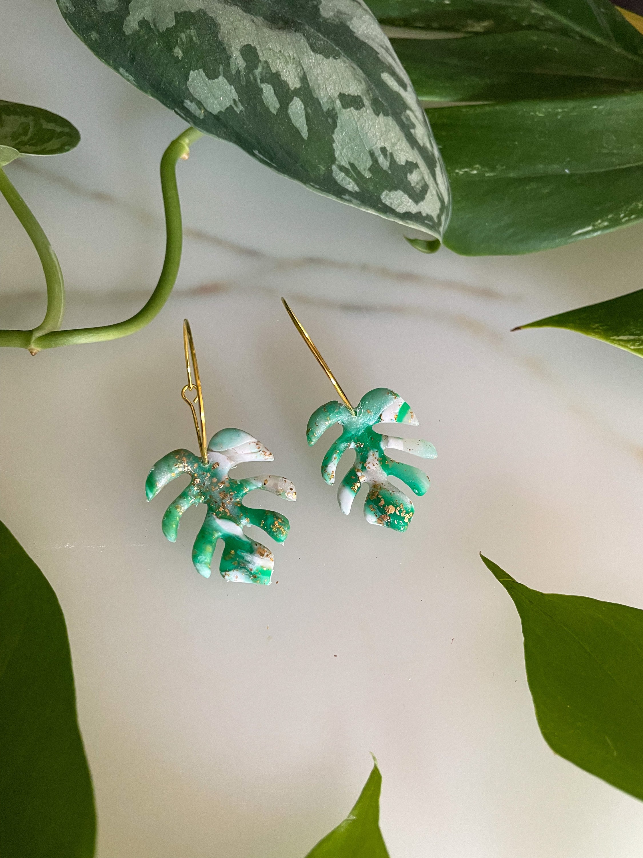 Monstera Design monstera Stud monstera Seeds Gold Leaf Jewelry Leaf ...