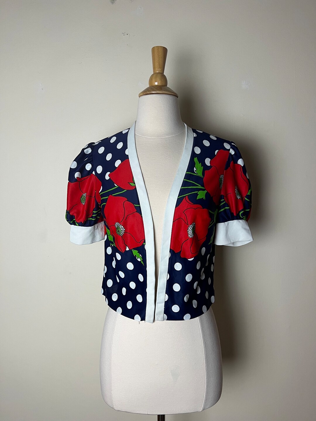 Vintage 70s Jerell of Texas Poppies Jacket - Etsy