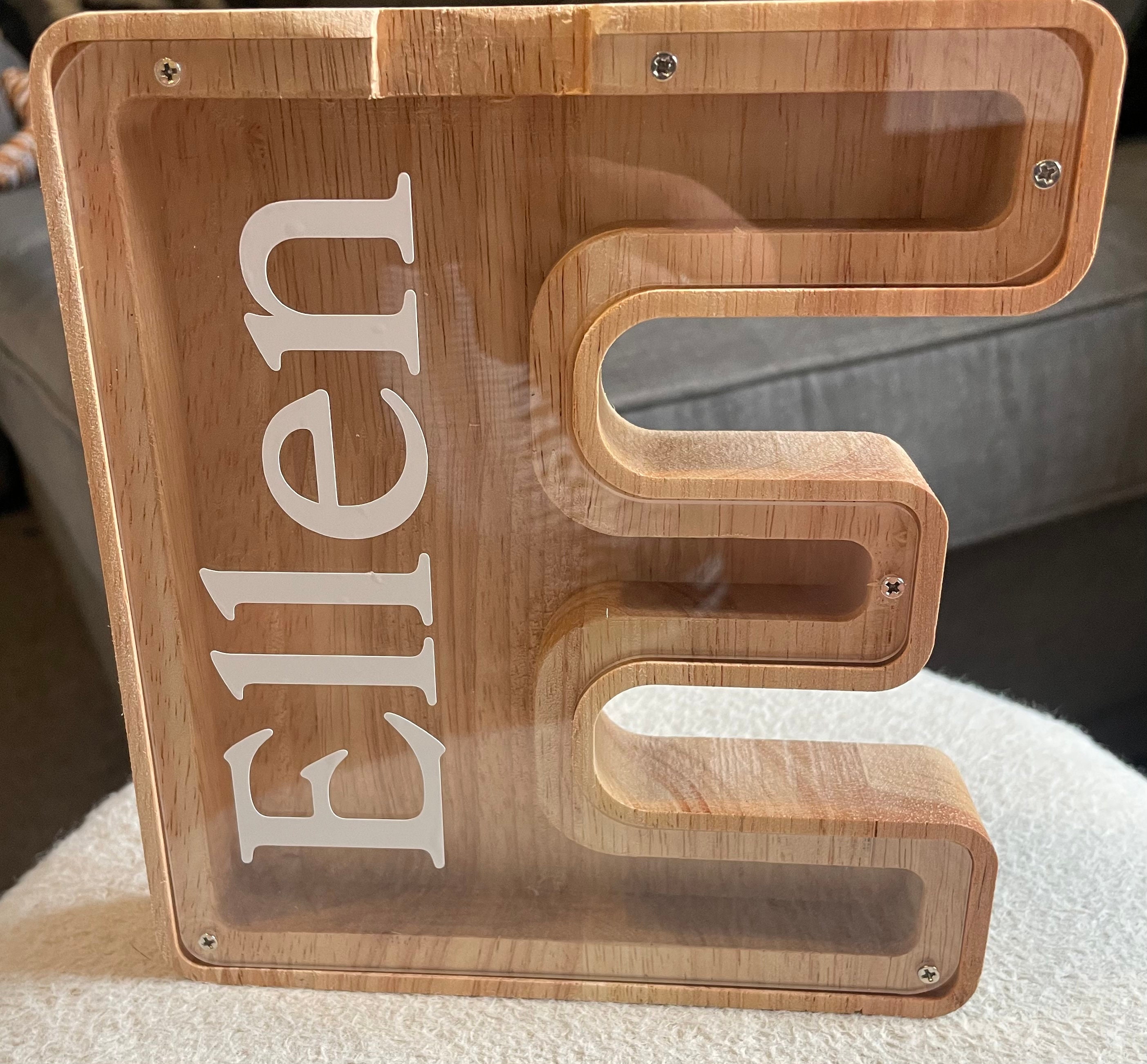 Initial Money Box - Etsy UK