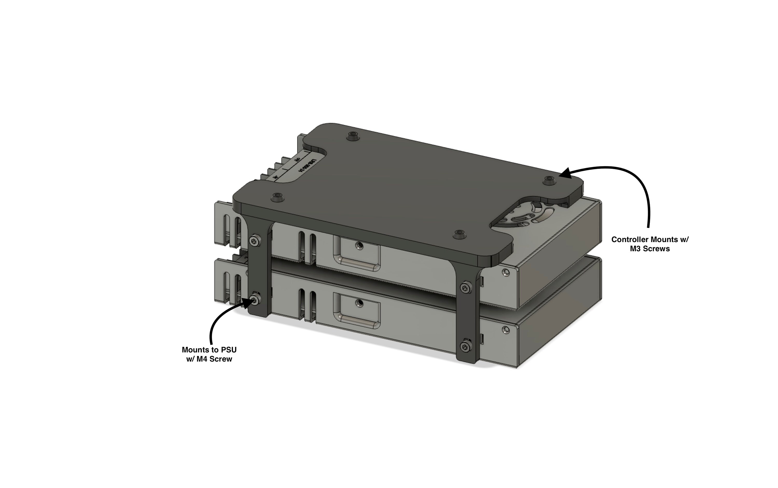 Falcon F16v4 Controller Dual PSU Mount & Meanwell/psu Mounting Bracket ...