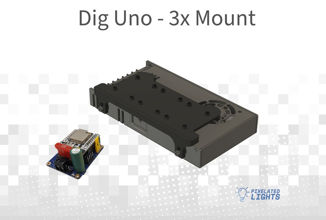 Quinled Dig Uno - 3x - Controller Meanwell/psu Mounting Bracket - Etsy
