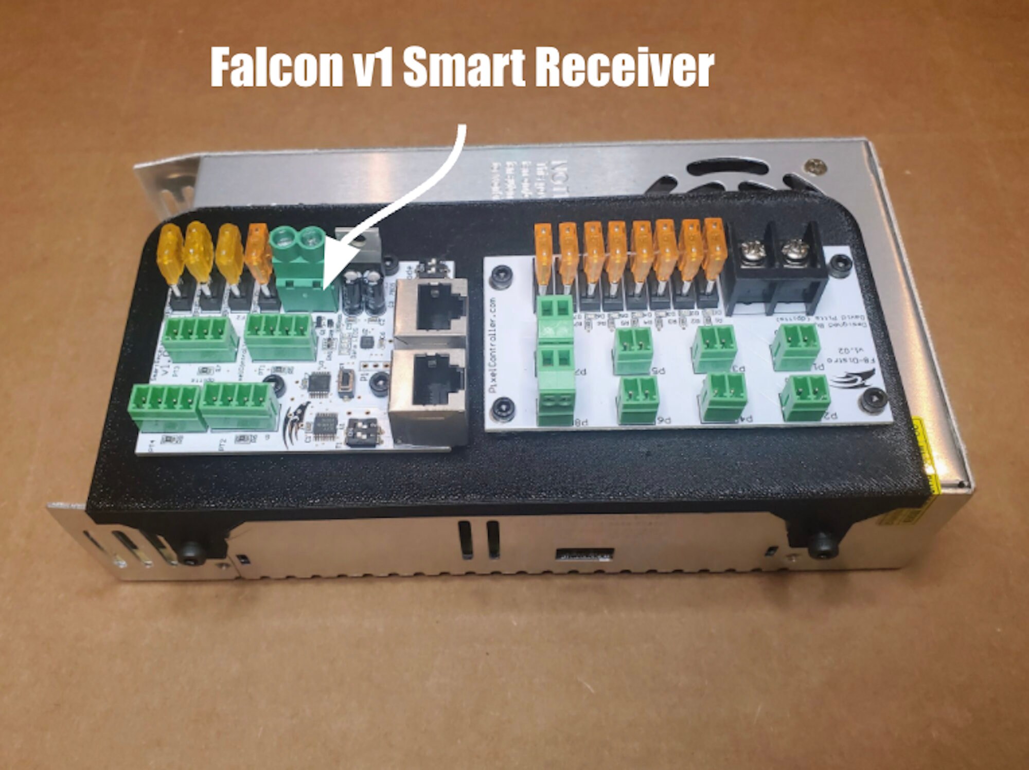 Falcon Smart Receiver (v1 or V2) AND F8 Distro Meanwell/psu Mounting ...