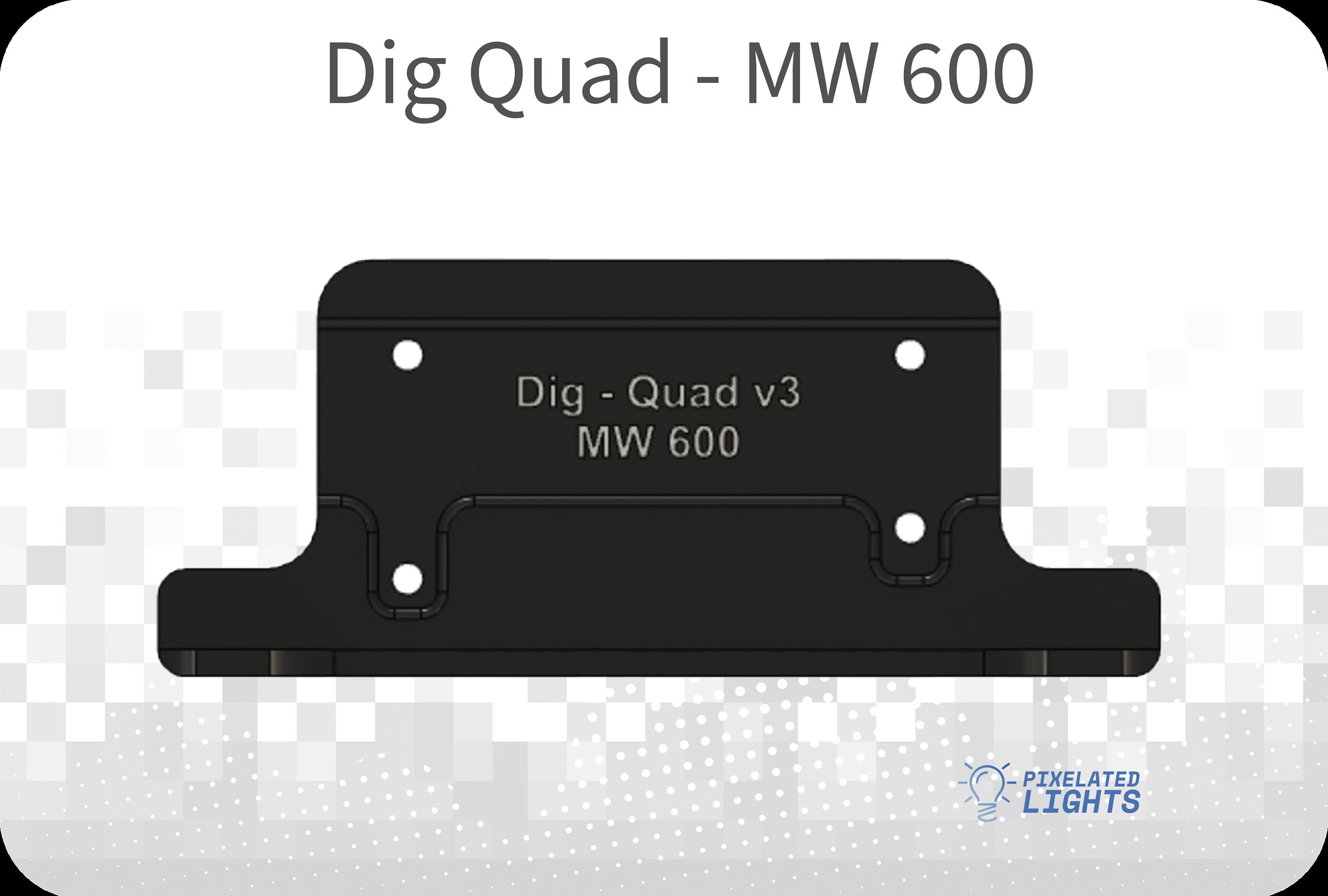 Quinled Dig Quad Controller Meanwell/psu Mounting Bracket - Etsy