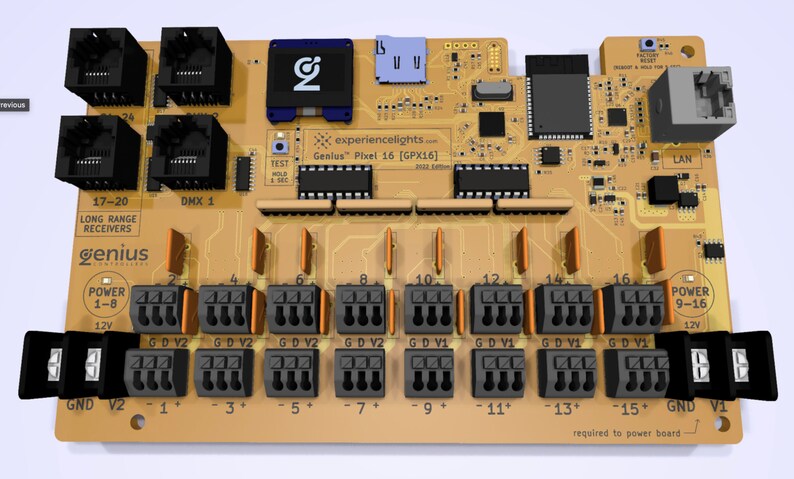 Genius - 16 Output Controller - PSU Mount - Etsy