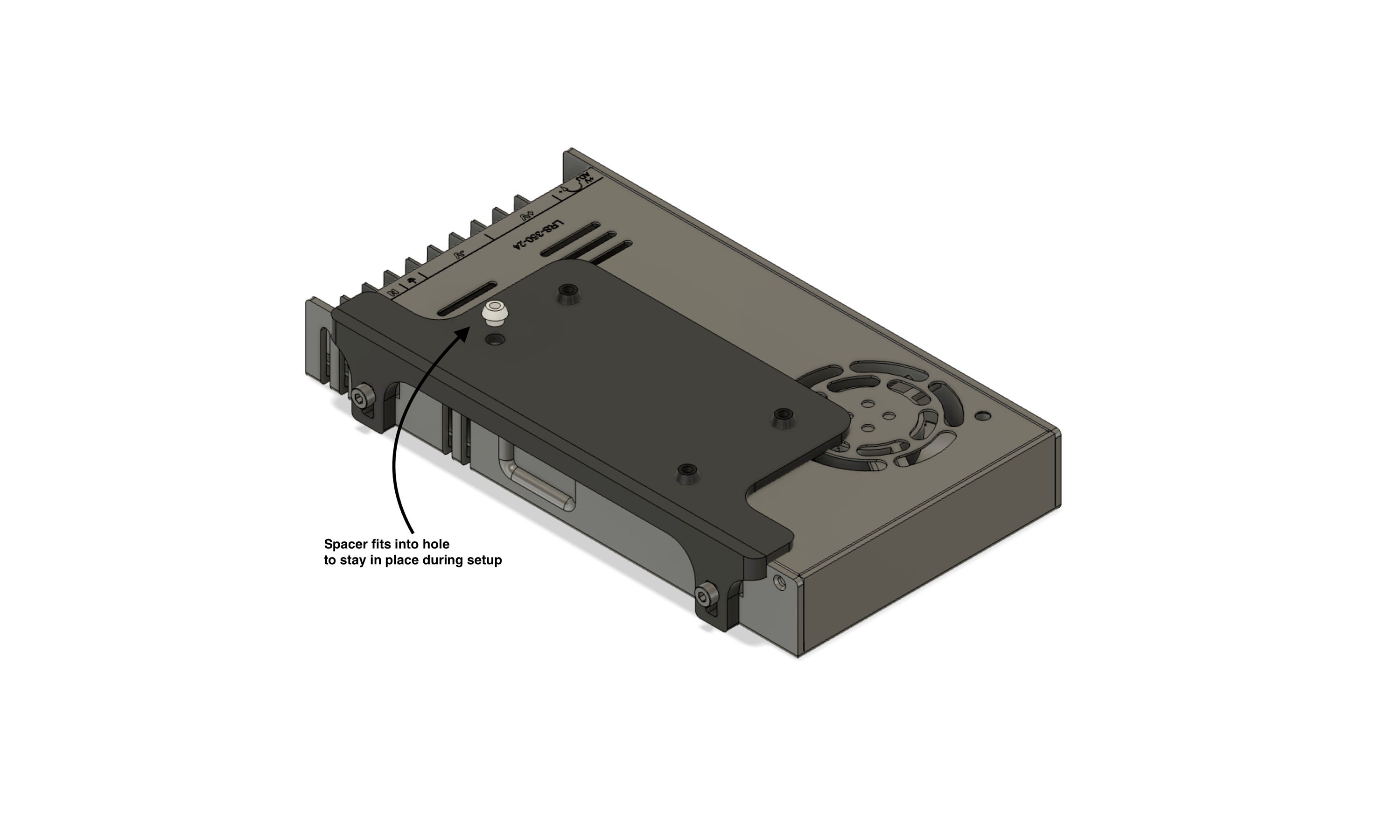 Quinled Dig Quad Controller Meanwell/psu Mounting Bracket - Etsy