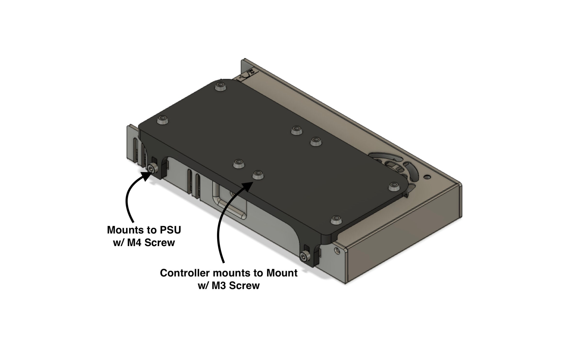 Dual Falcon Smart Receiver (V1 and V2 Available) PSU Mount - Etsy