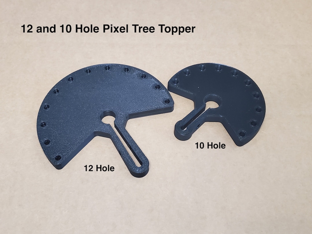 10 & 12 Hole Pixel Mini Tree Topper, Mega Tree - Etsy