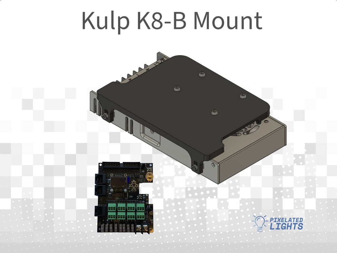 Kulp K8-B (beagle Bone) Controller Meanwell/psu Mounting Bracket - Etsy