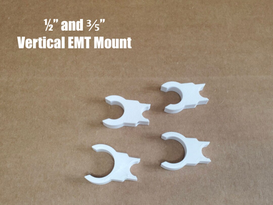 3/4" and 1/2" Vertical EMT Clips, EMT Parallel Pixel Clips - Etsy