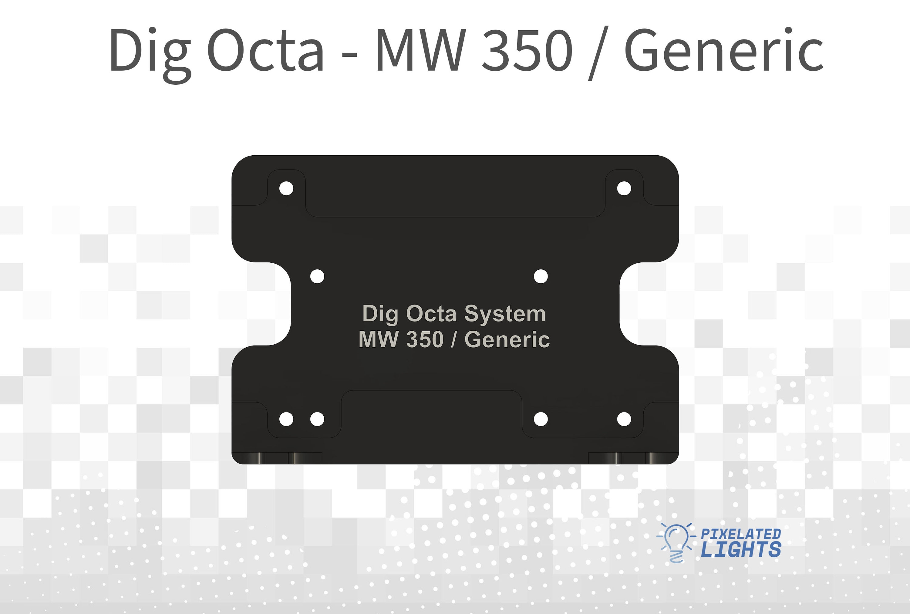 Quinled Dig Octa System Controller Meanwell/psu Mounting Bracket - Etsy