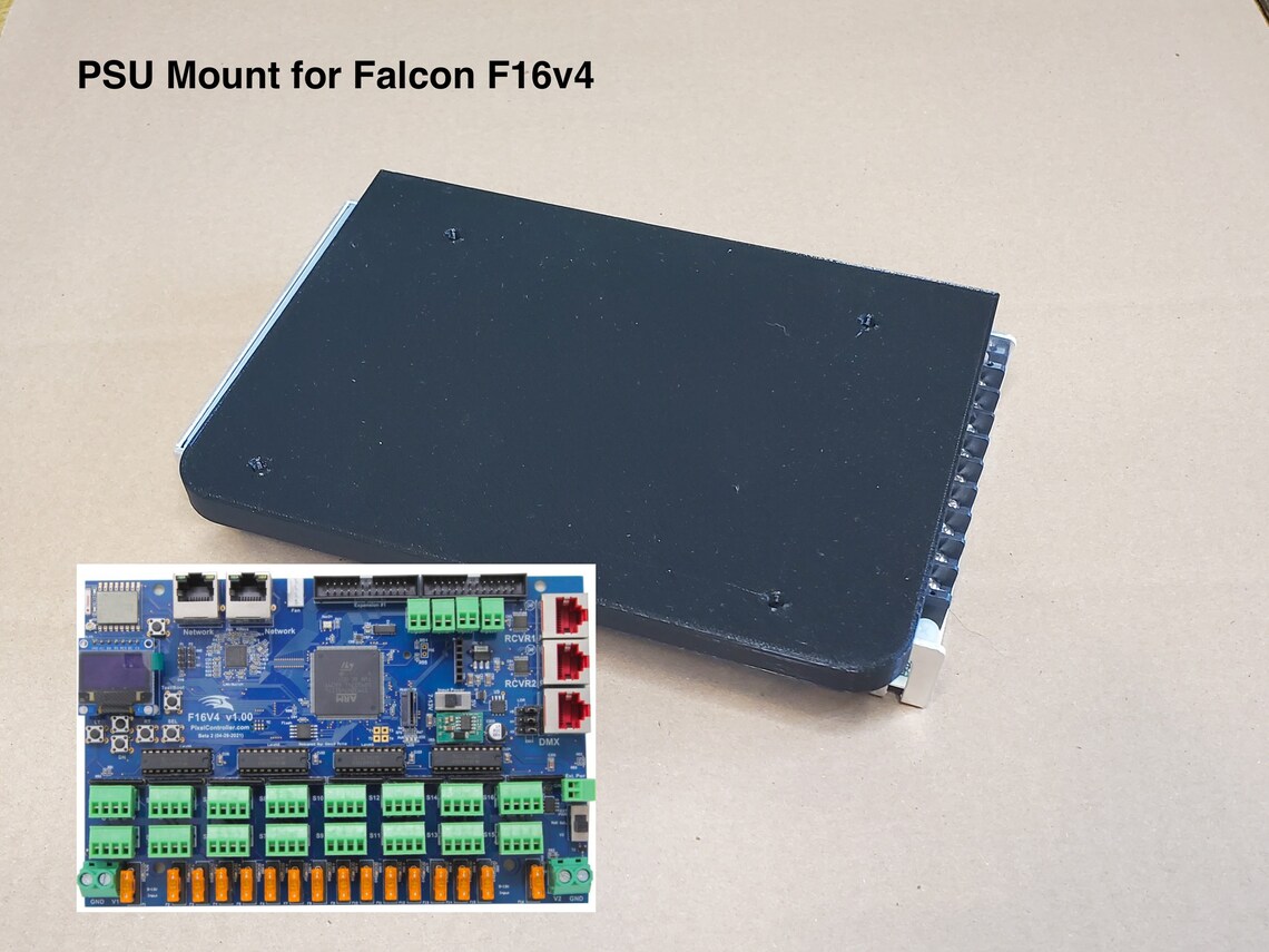 Falcon F16v4 Controller PSU Mount & Meanwell/psu Mounting - Etsy UK