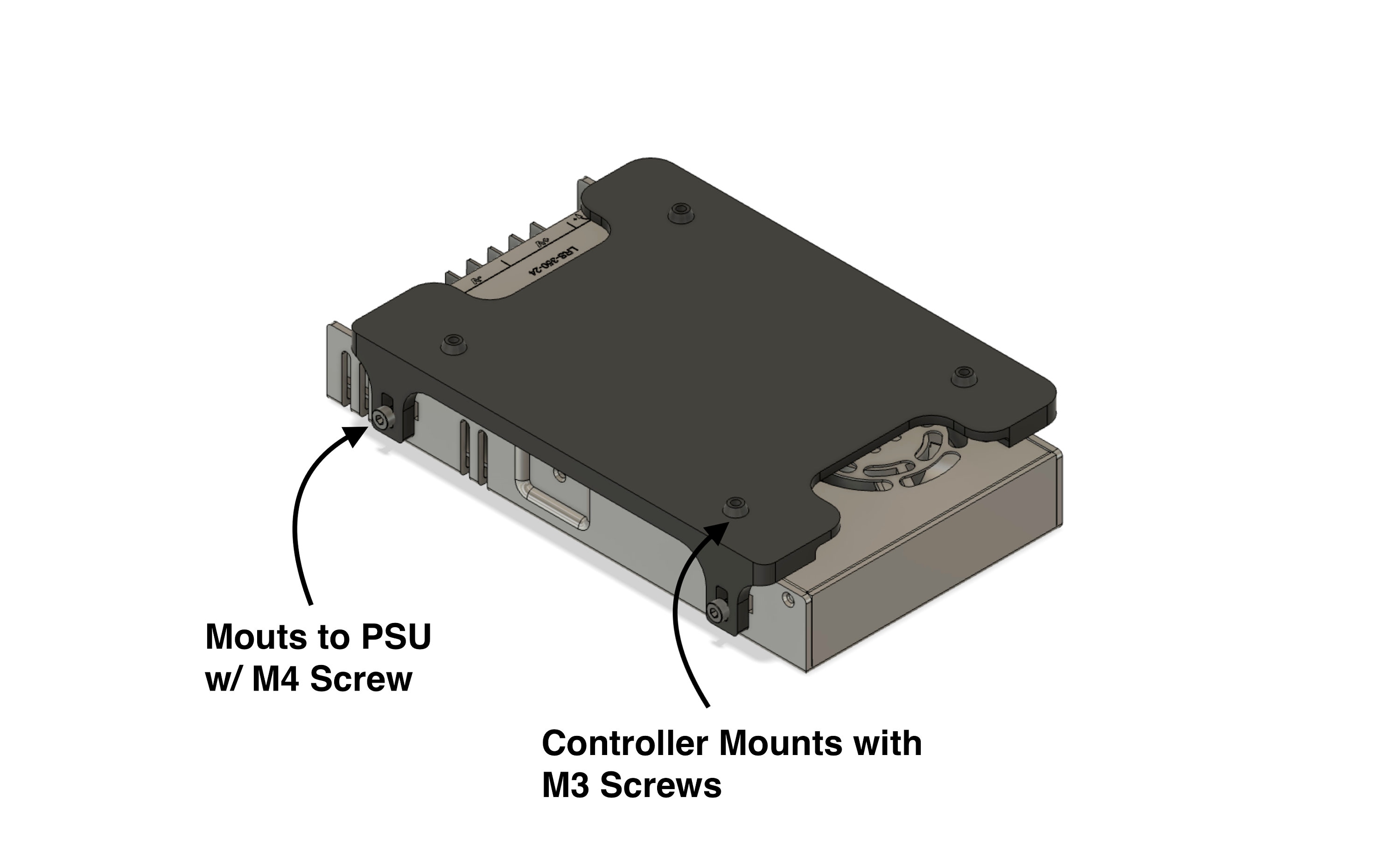 Falcon F16v3 Controller PSU Mount & Meanwell/psu Mount - Etsy