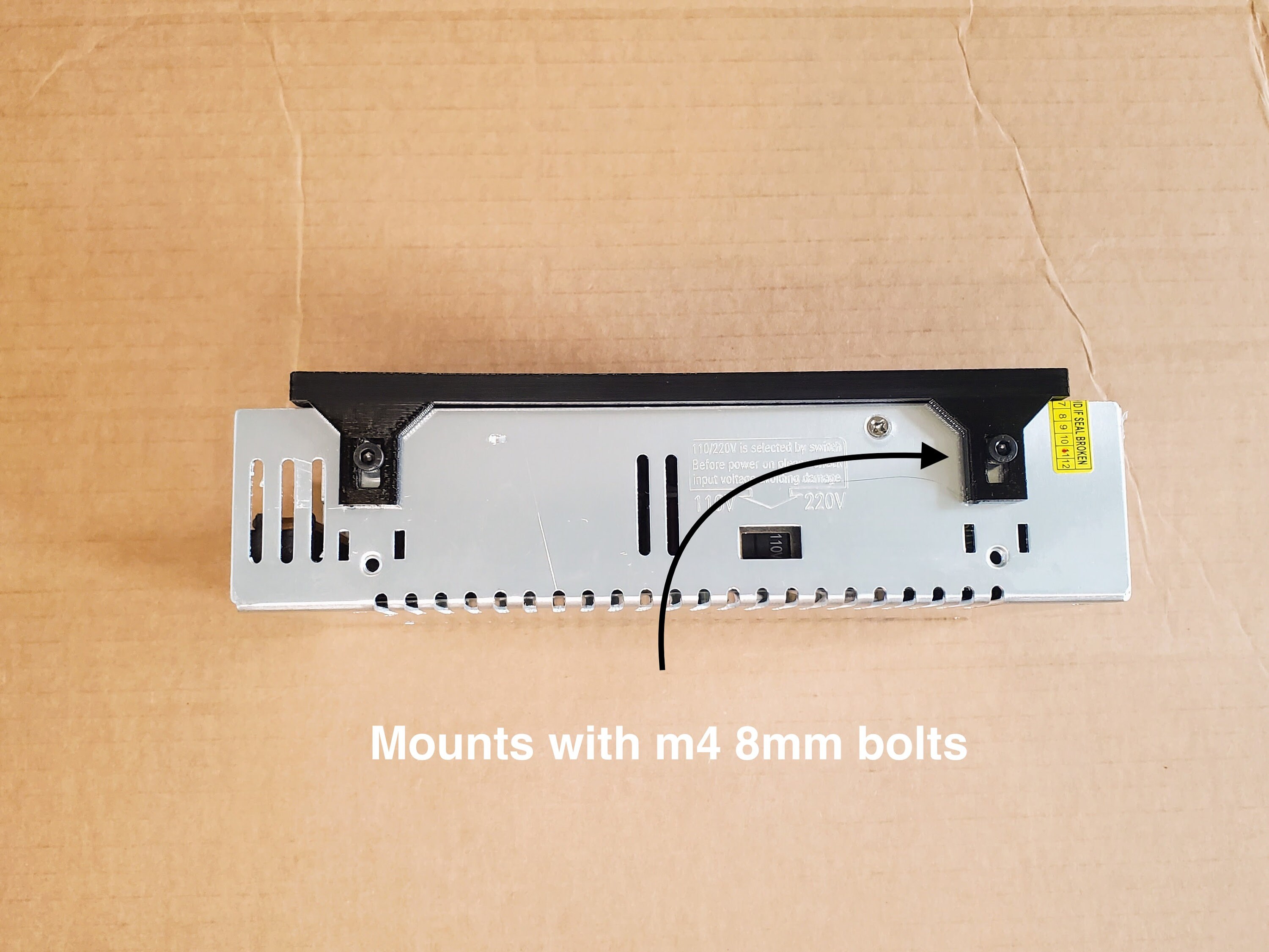 Quinled Dig Quad Controller Meanwell/psu Mounting Bracket - Etsy