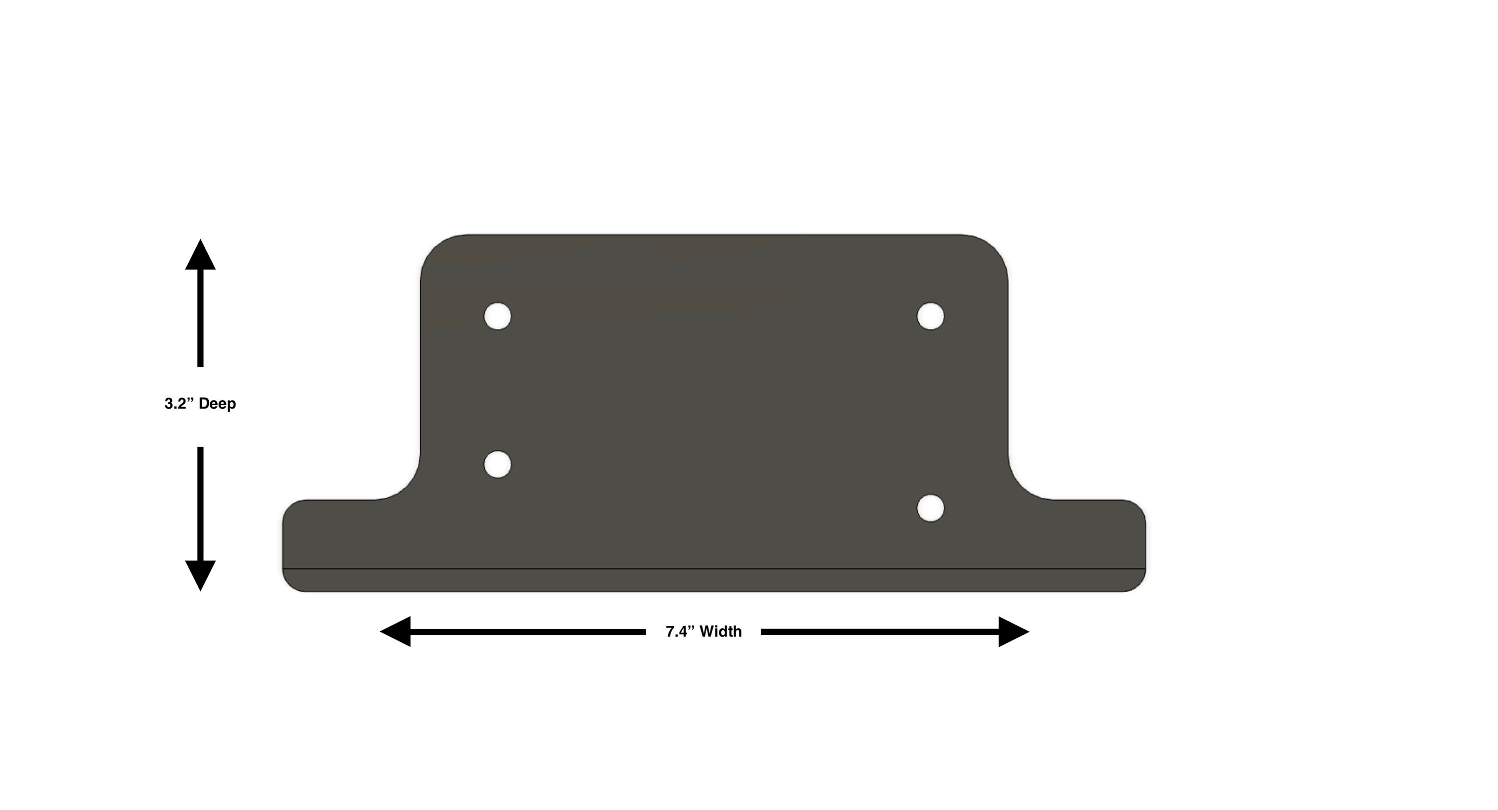 Quinled Dig Quad Controller Meanwell/psu Mounting Bracket - Etsy
