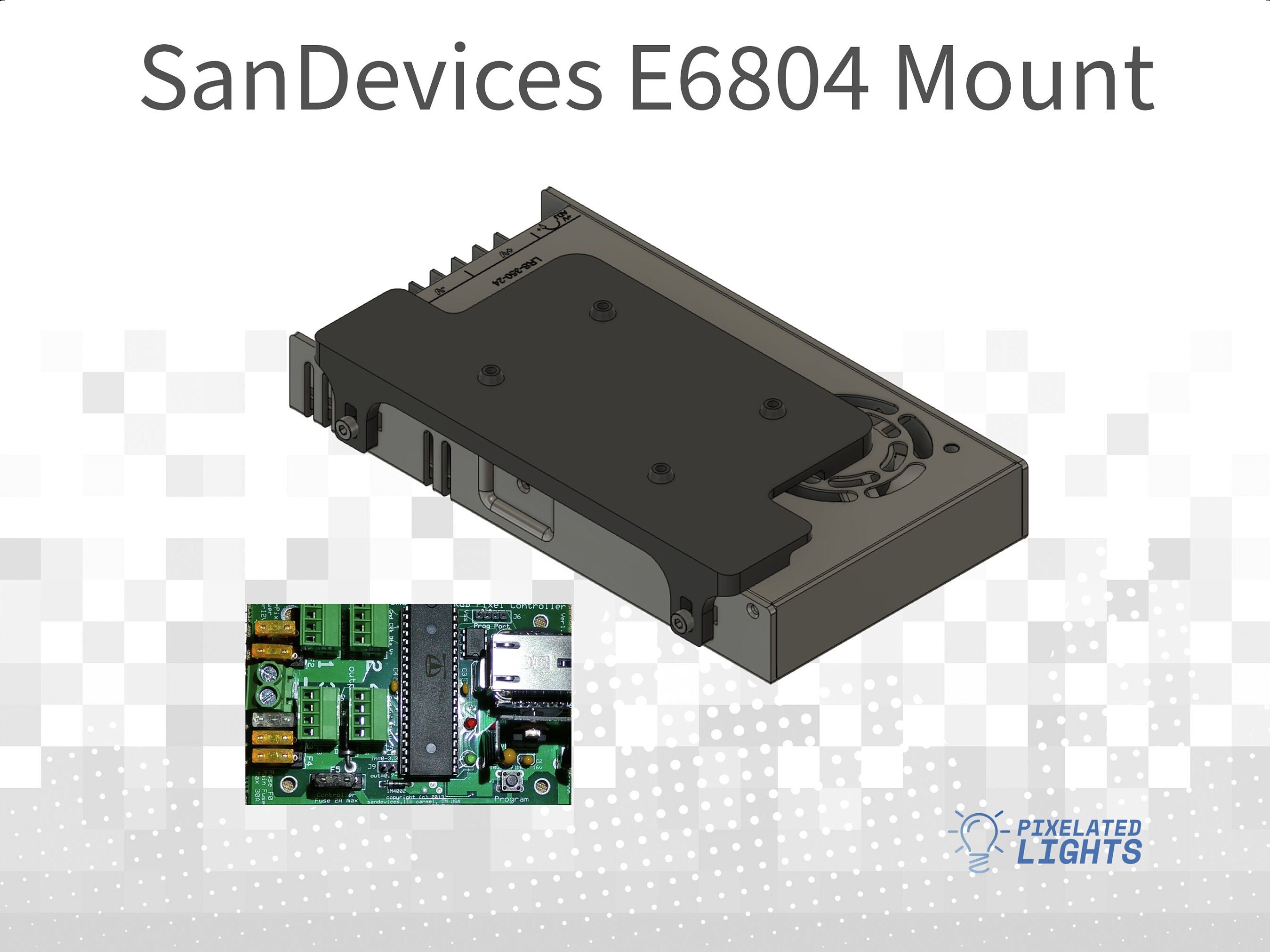 Sandevices E6804 Controller PSU Mount - Etsy