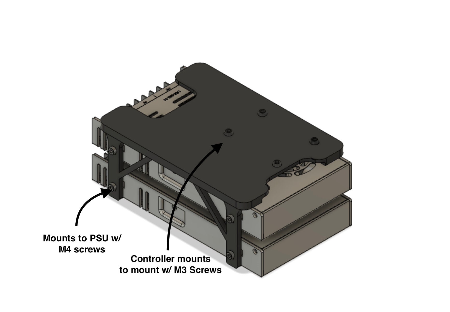 Kulp K16-A-B beagle Bone Controller Meanwell/psu Mounting Bracket - Etsy