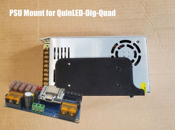 Quinled Dig Quad Controller Meanwell/psu Mounting Bracket - Etsy