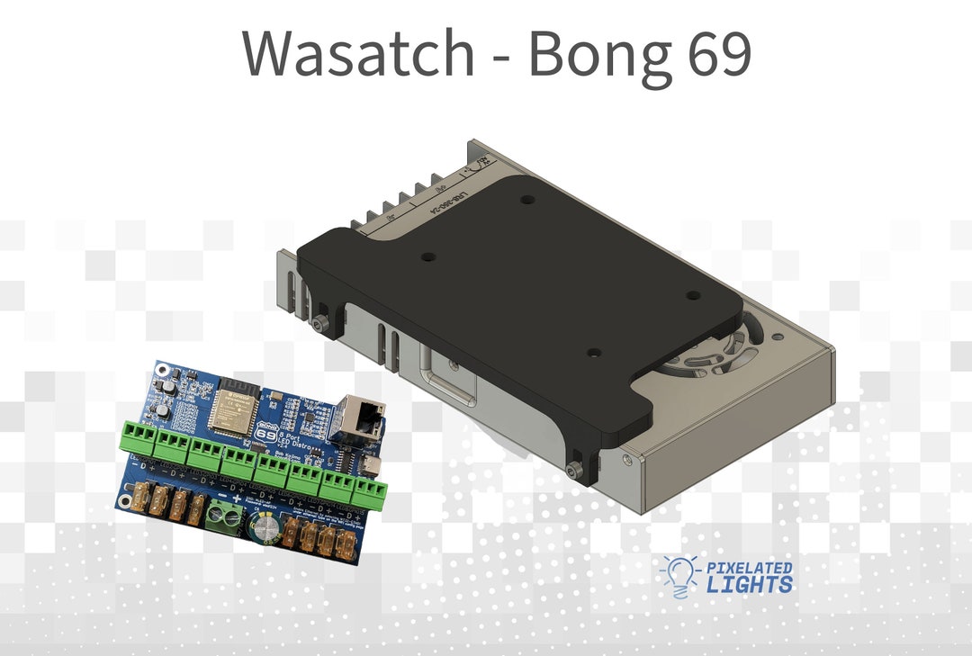 Wasatch Bong 69 Controller - Meanwell/psu Mounting Bracket - Etsy