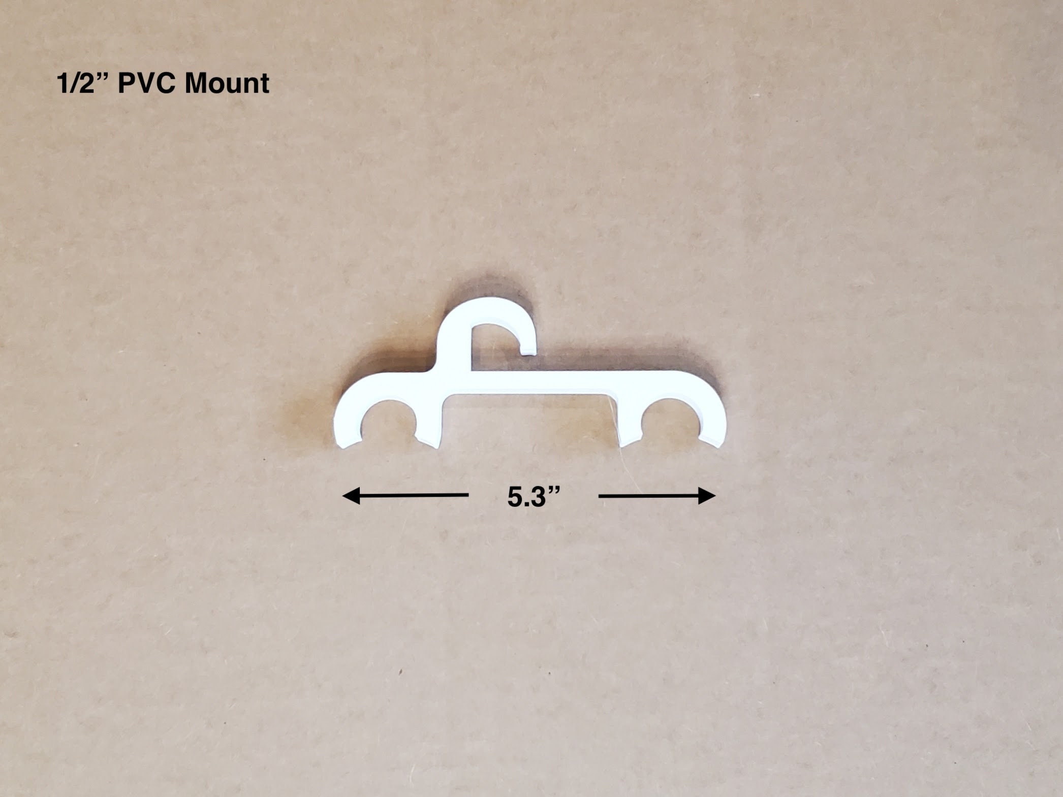 3/4 or 1/2 PVC Dual Hanging Gutter Mounting Clip - Etsy