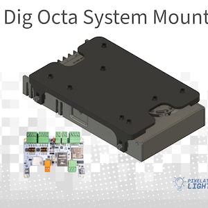 Quinled Dig Octa System Controller Meanwell/psu Mounting Bracket - Etsy