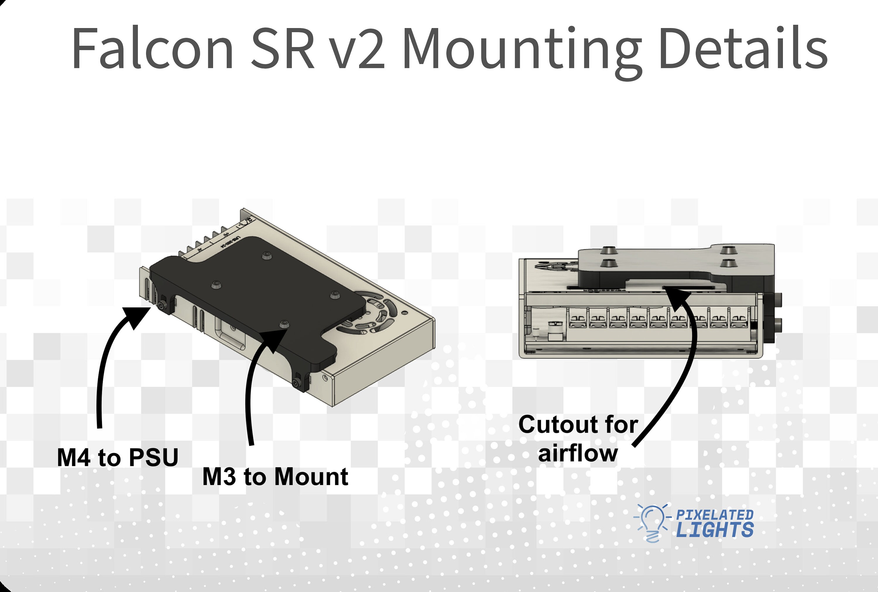 Falcon V2 Smart Receiver Meanwell/psu Mounting Bracket - Etsy