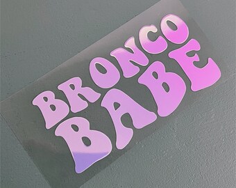 Bronco Ford Decal - Etsy