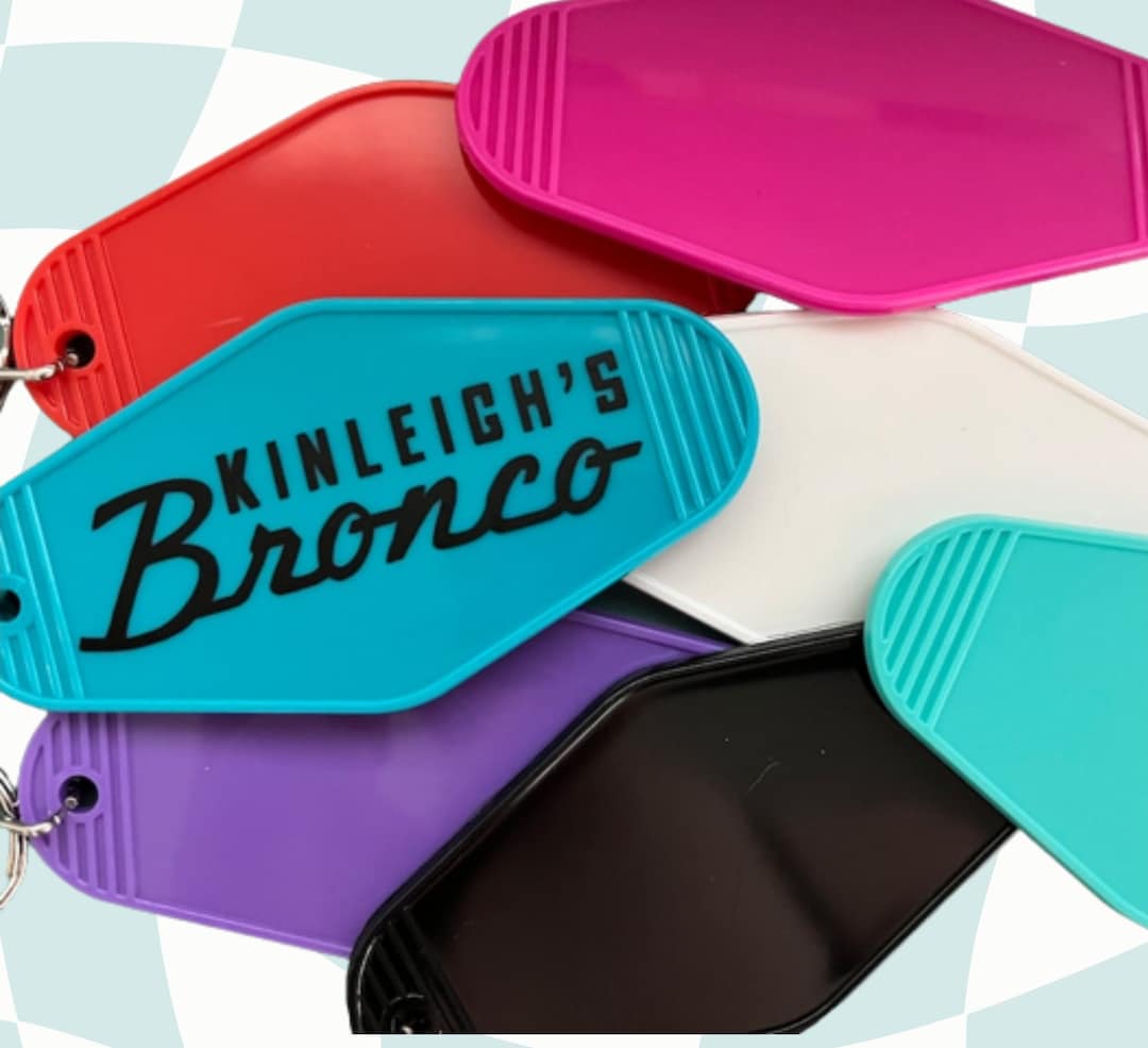 BRONCO Keychain, Customized Bronco Keychain, Hotel Key, Bronco Sport ...