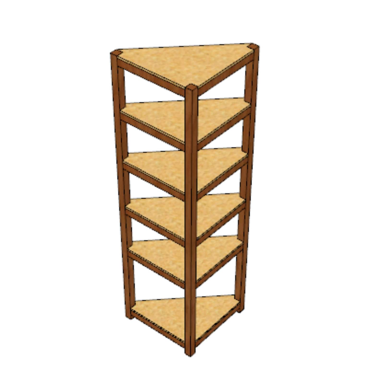 Corner Shelf: A Step-by-step DIY Corner Shelf Tutorial - Etsy