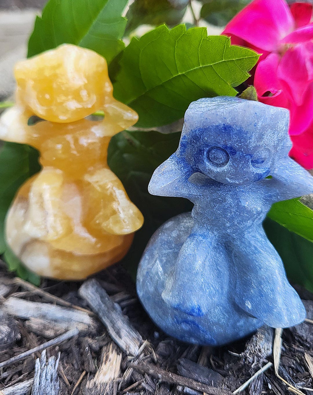 Crystal Baby Groot Statue Your Choice of Blue Aventurine or Orange ...