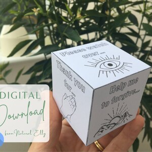 Cut and Colour Your Own Prayer Cube Printable DIGITAL DOWNLOAD | Prayer ...