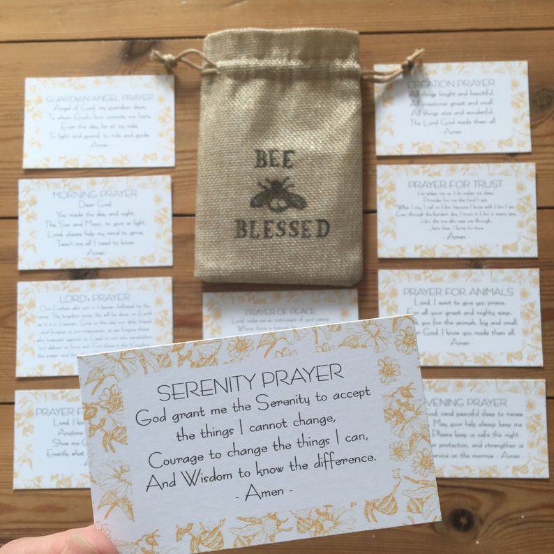 Prayer Cards Printable DIGITAL DOWNLOAD | 10 Cards. Make Your Own ...