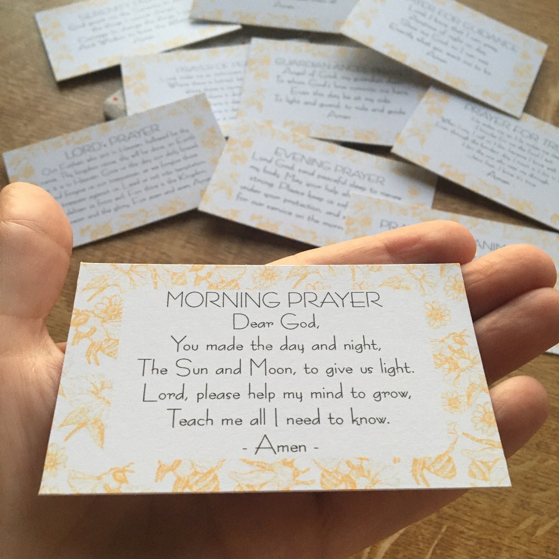 Prayer Cards Printable DIGITAL DOWNLOAD | 10 Cards. Make Your Own ...