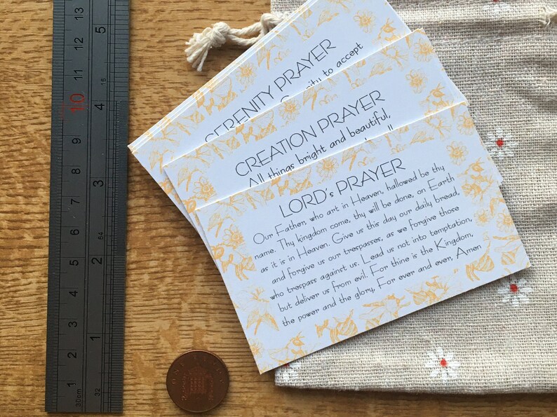 Prayer Cards Printable DIGITAL DOWNLOAD | 10 Cards. Make Your Own ...