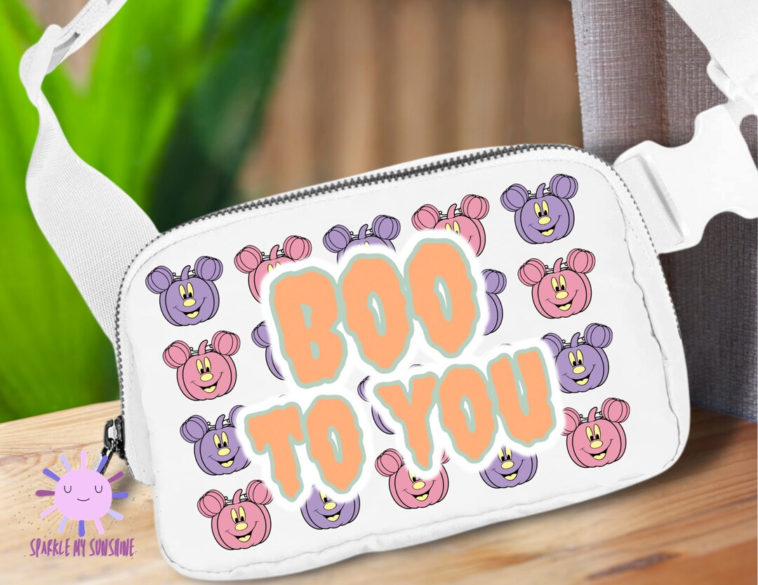Pastel Halloween Disney Fanny Pack, Boo to You Disneyland Belt Bag ...