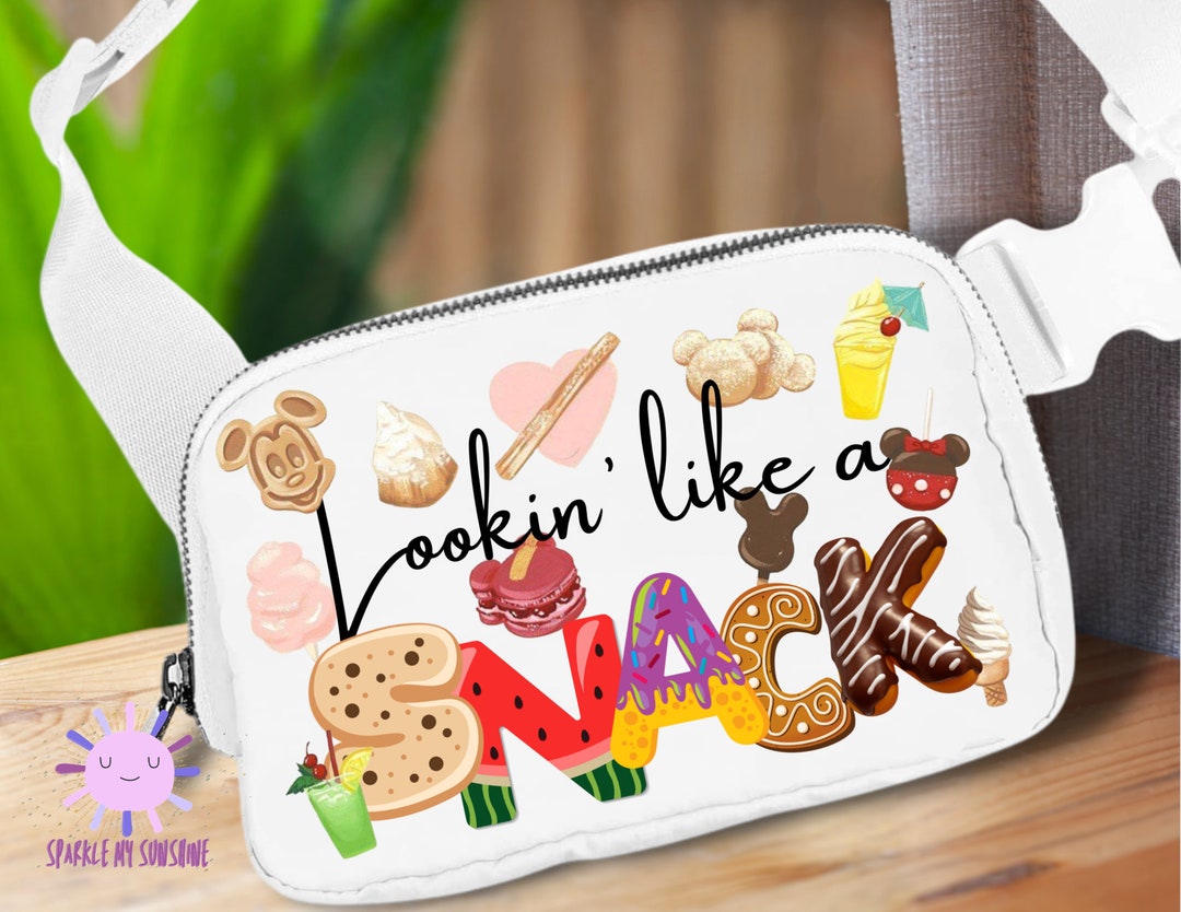 Looking Like a Snack Disney Fanny Pack, Snacks Belt Bag, Best Day Ever ...