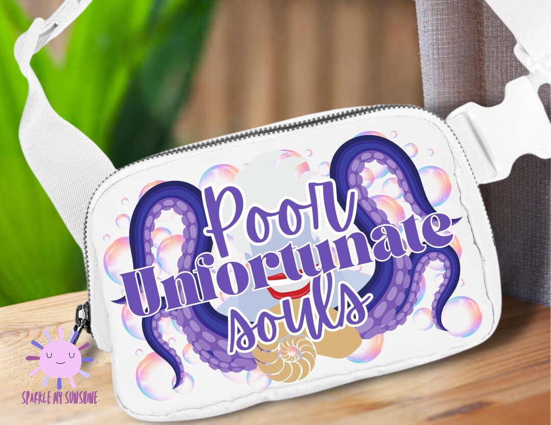 Ursula Sea Witch Disney Villains Fanny Pack Purse, the Little Mermaid ...
