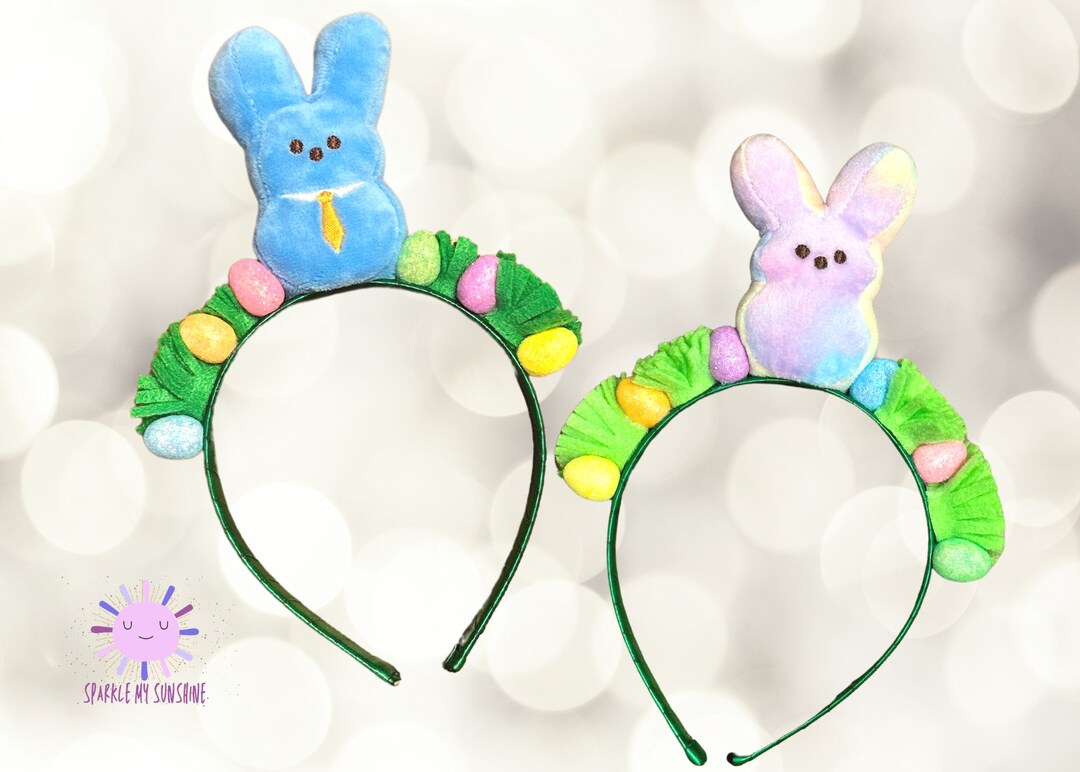 Easter Peeps Bunny Headband, Easter Basket Stuffers, Easter Scavenger ...