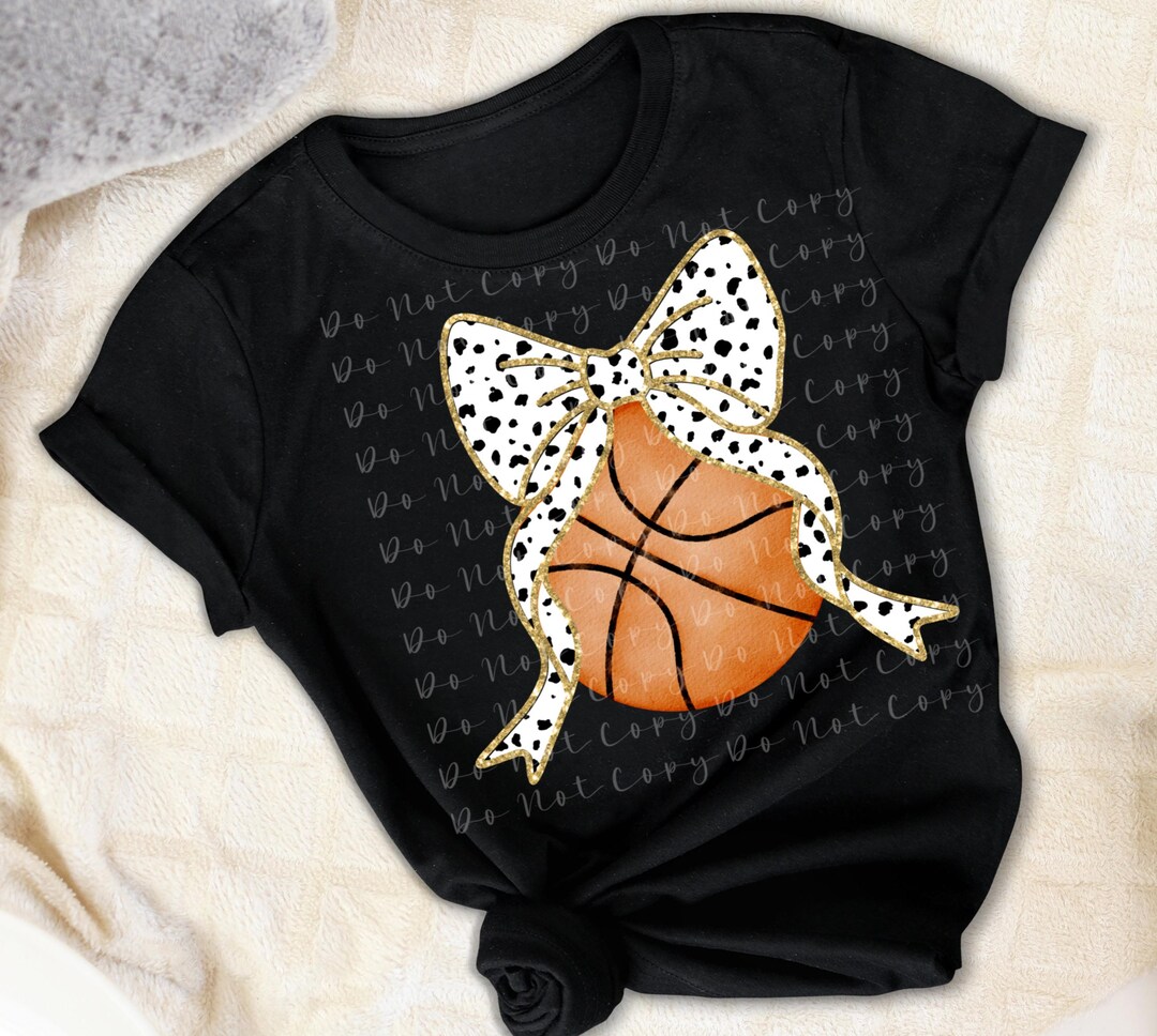 Dalmation Bow Basketball PNG: Sublimation, DTF, DTG (digital Download ...