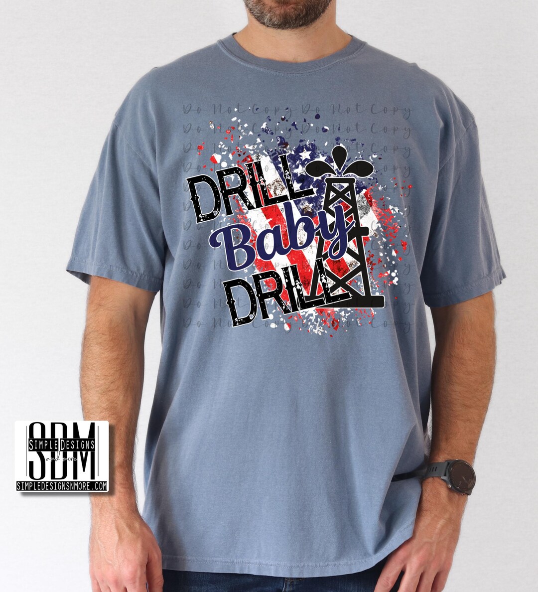 Drill Baby Drill, USA Digital Download, Sublimation, Png, Tumbler, DTF ...