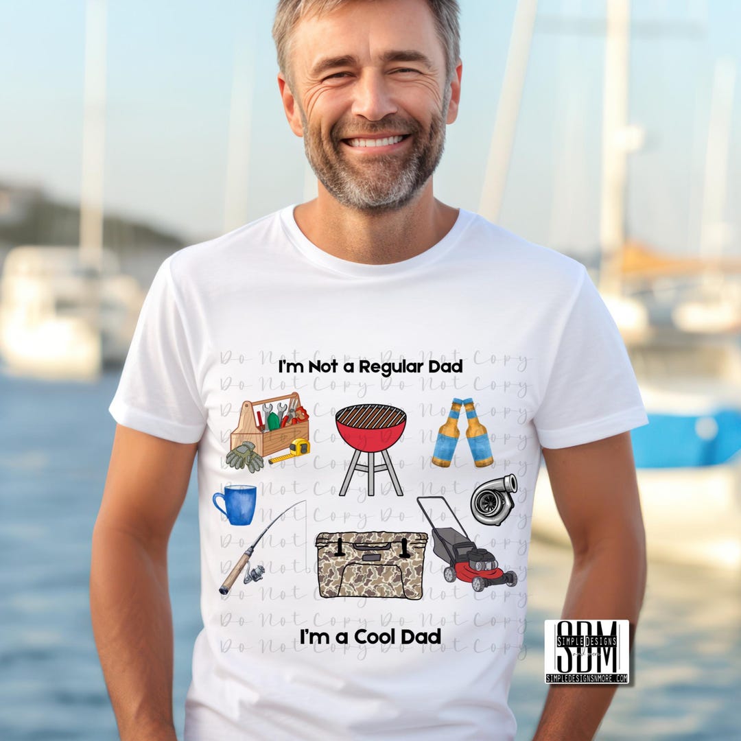 I'm Not a Regular Dad Cookout PNG: Sublimation & DTG Printing (digital ...