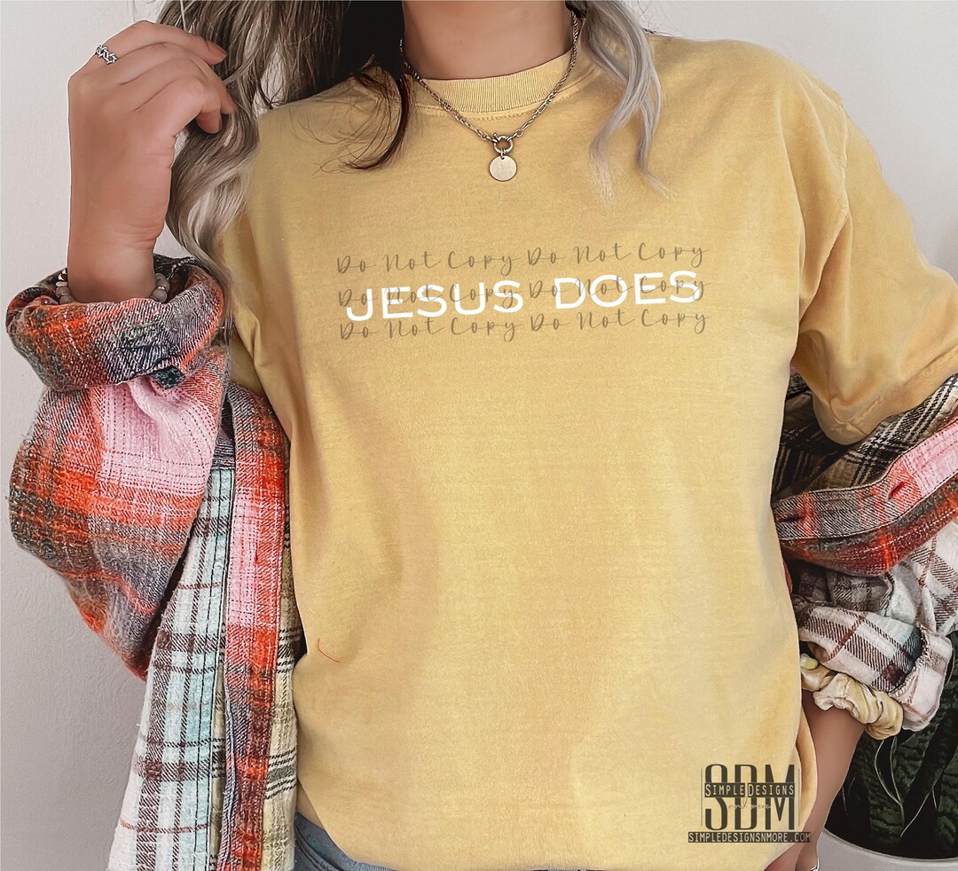 Jesus Does PNG Digital File, Download, Sublimation, Png, Tumbler, DTF ...