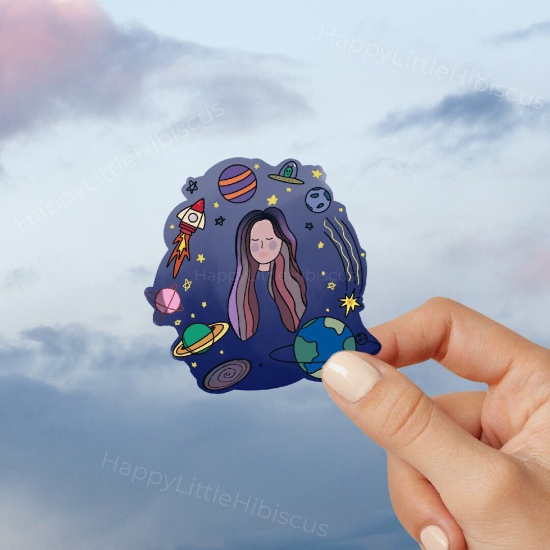 I Need Space, Head in Space Sticker, Space Head Girl, Lost in Space ...