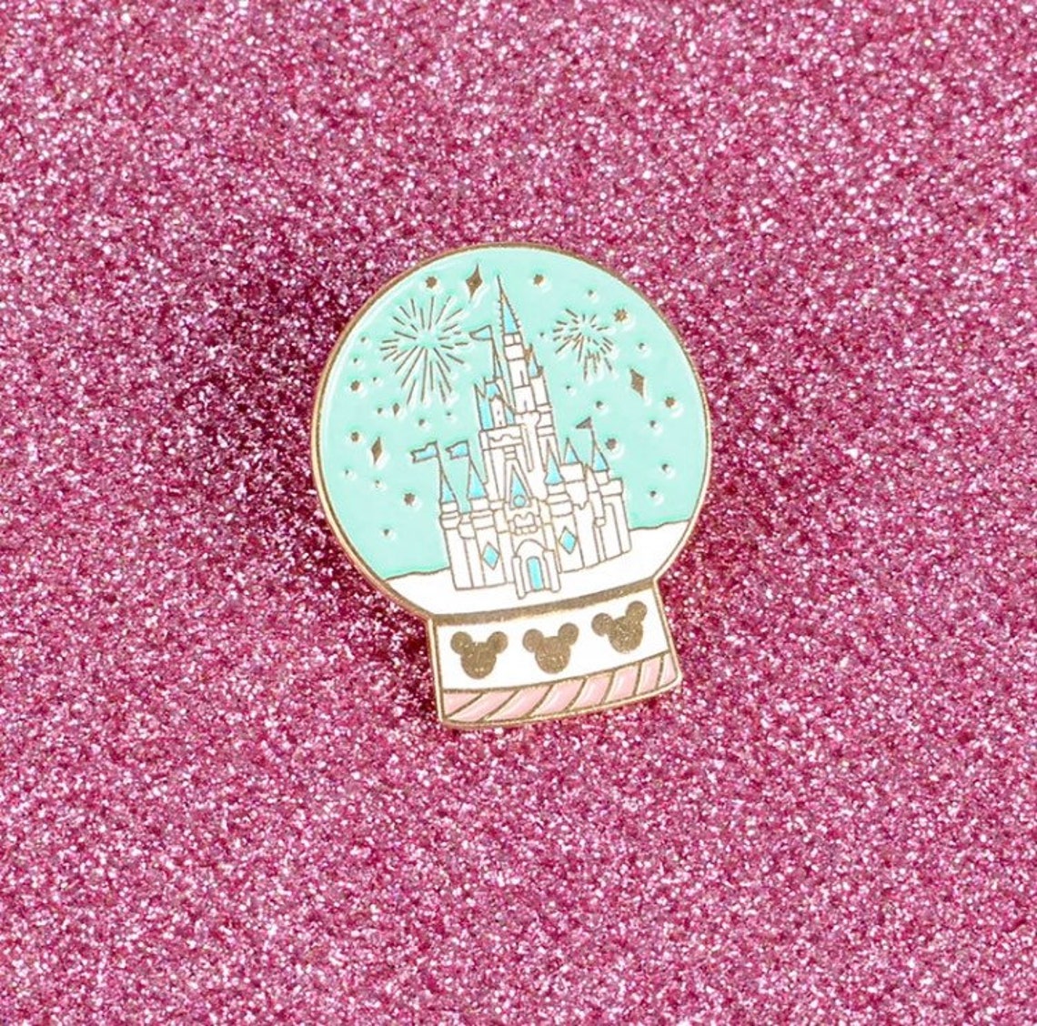 Disney Castle Pin Mickey Mouse Enamel Pin Cinderella Castle - Etsy