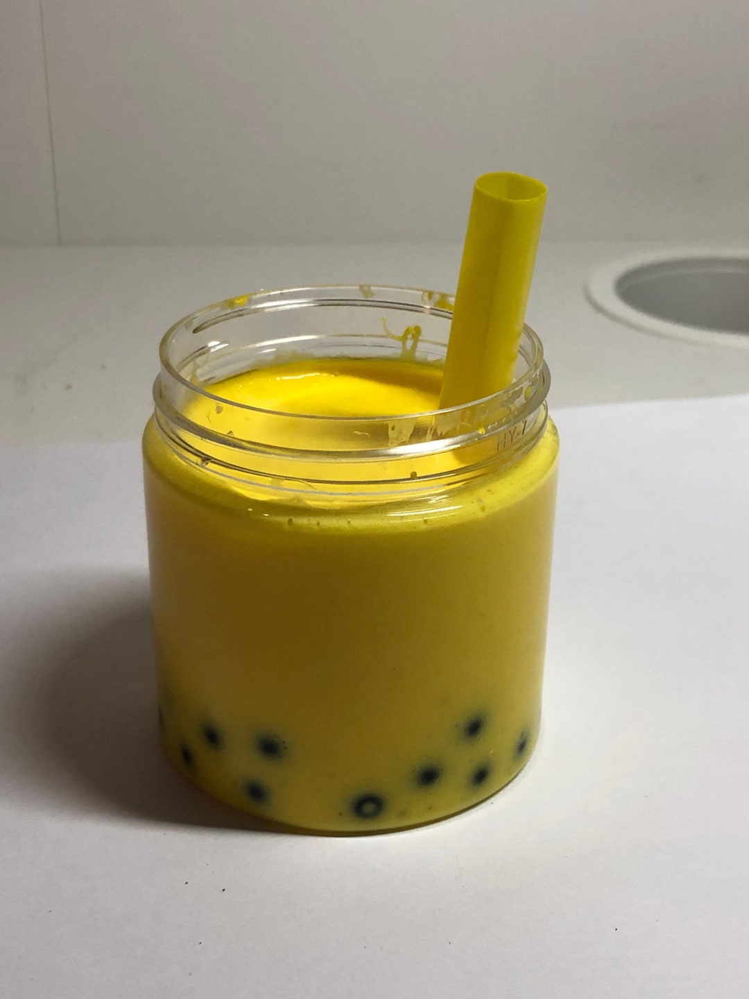 Banana Boba Slime - Etsy