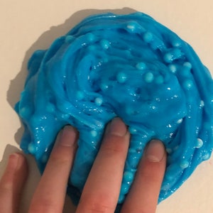 Blue Raspberry Foam Slime - Etsy
